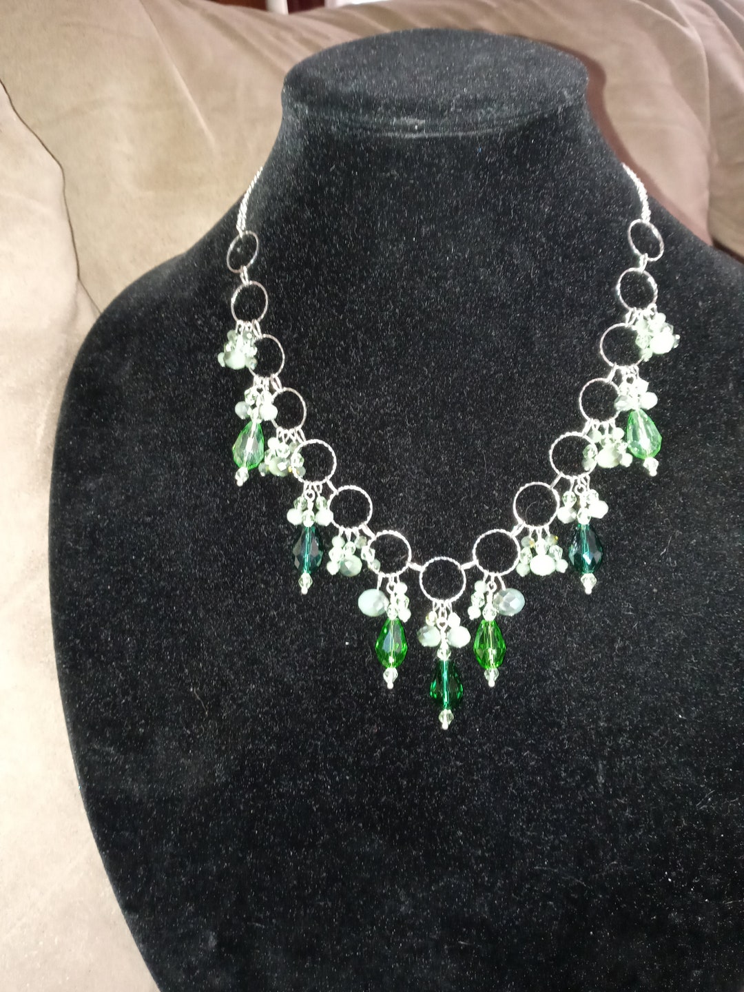 Custom Silver Chain Jewelry Set (bracelets, Earrings and Necklace) - Etsy