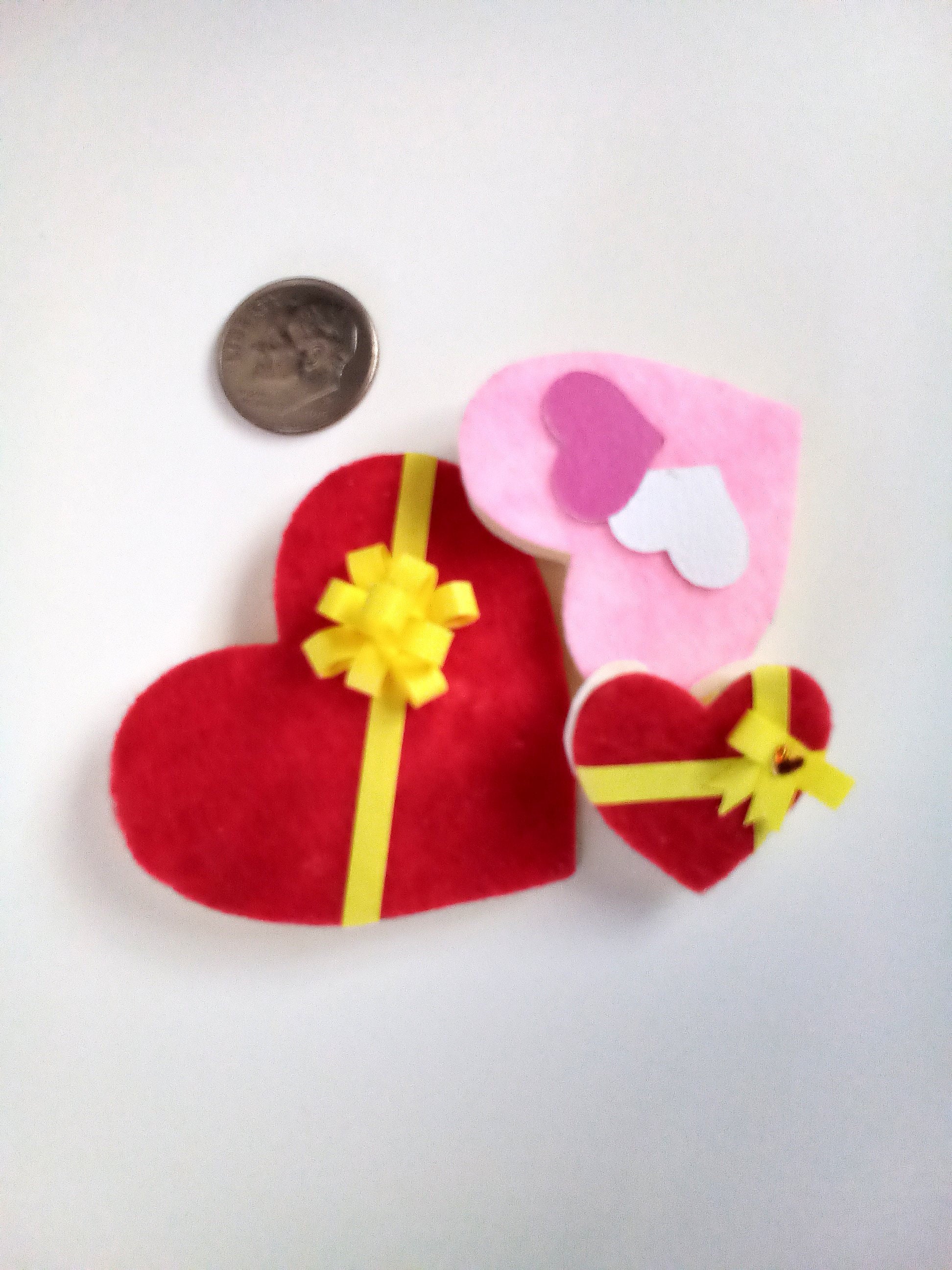 Diy Miniature Valentine's Heart Candy Box - Etsy