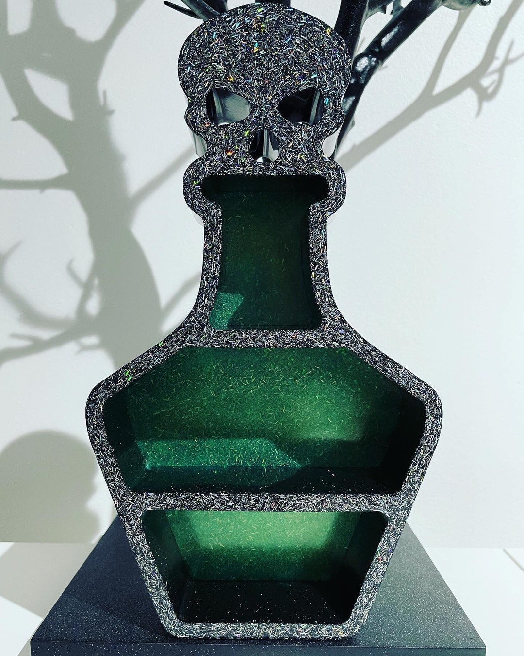 Gothic Poison Bottle Crystal Mini Shelf - Etsy