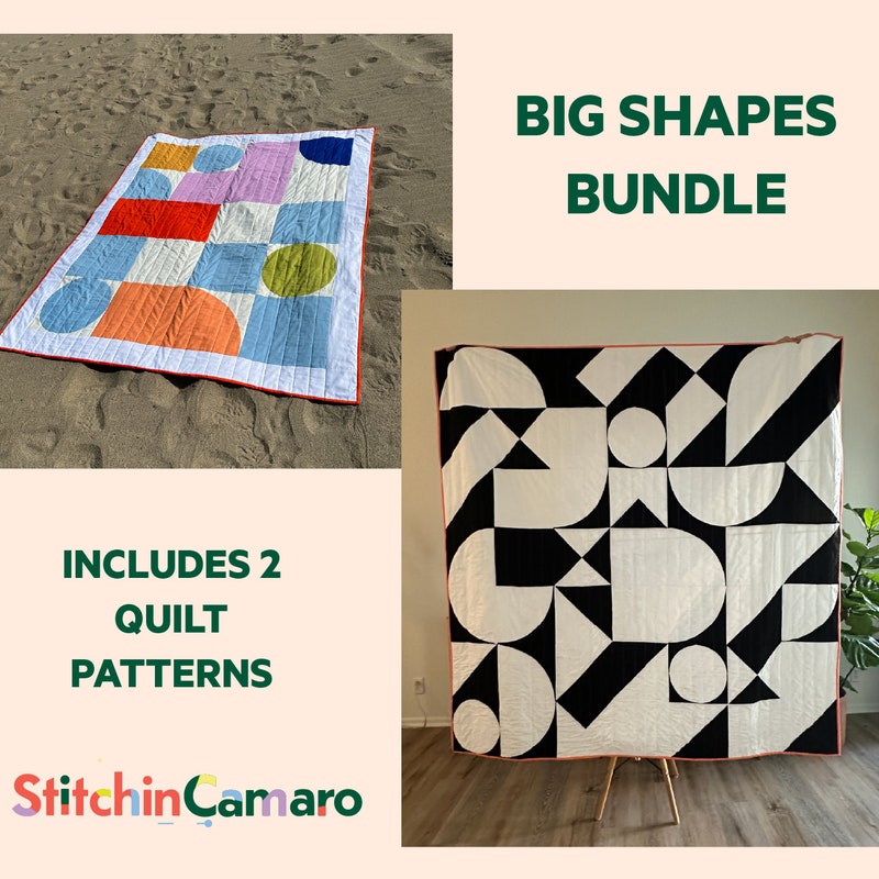 Geometric Quilt - Etsy