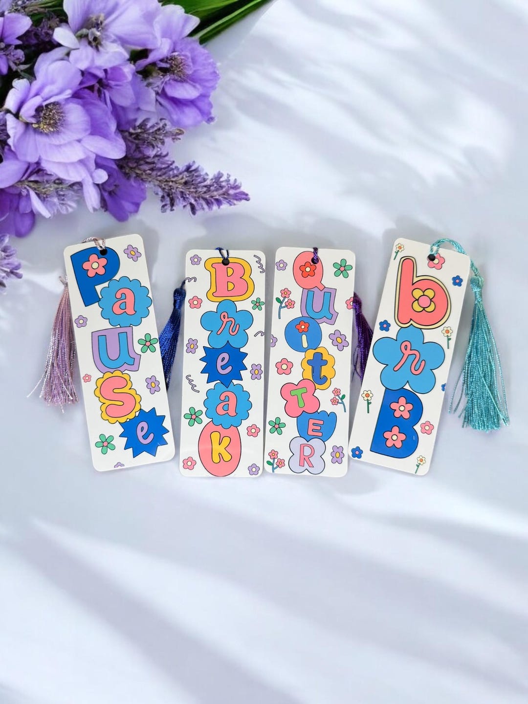 Bookmarks | Y2K Aesthetic Bookmarks | Pause | Break | Quitter | BRB - Etsy