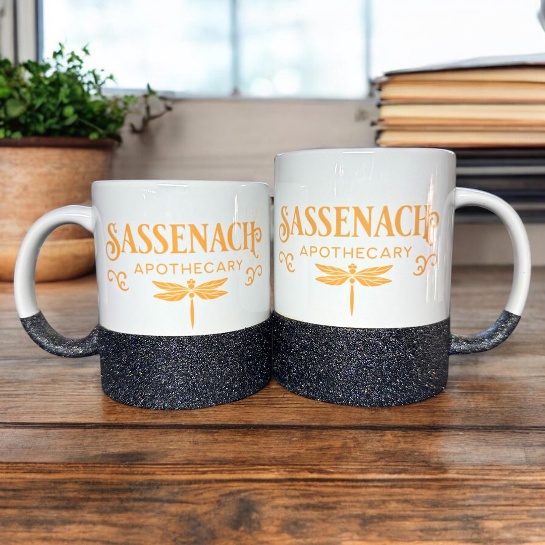 Sassenach Coffee Mug | Glitter Dipped Mug | Outlander Mug | Jamie ...