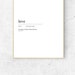 Love Dictionary Definition Print - Digital Download Print - Love ...