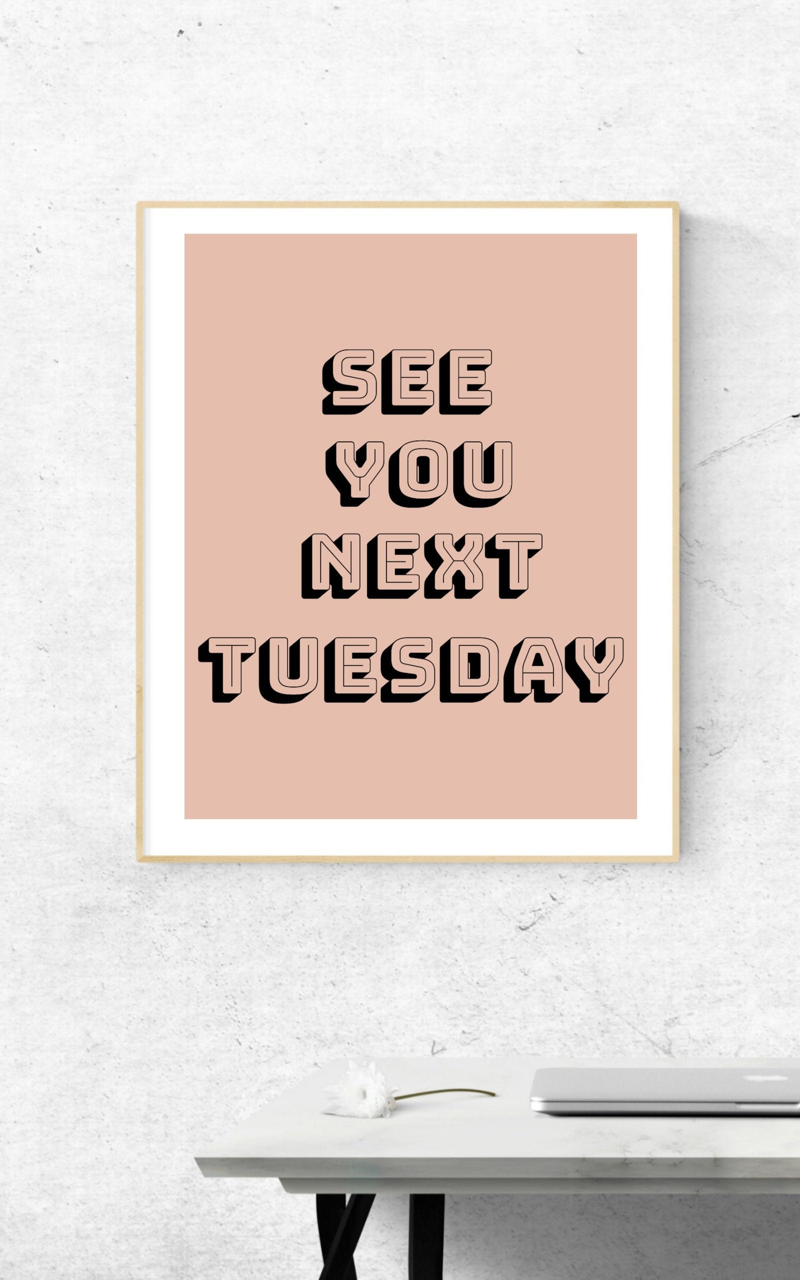 See You Next Tuesday - Digital Download Print - CUNT Rude Cheeky Print ...