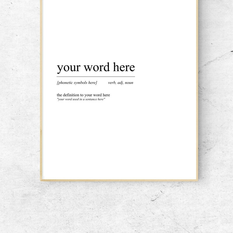 Dictionary Font - Etsy