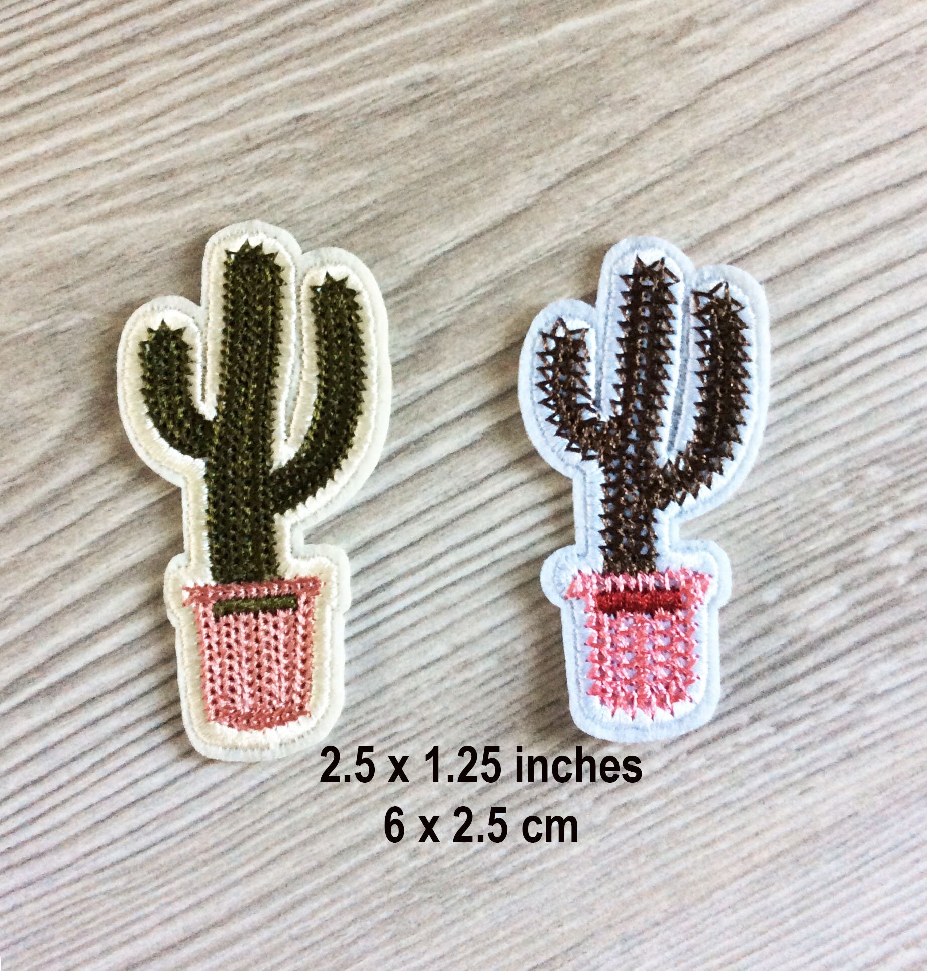 Embroidered IRON ON PATCH Cactus Palm Trees Patches Tree | Etsy