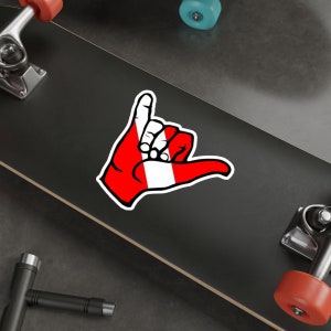 Diver Down Decal, Scuba Dive Decal, Shaka Hand Decal, Hang Loose ...