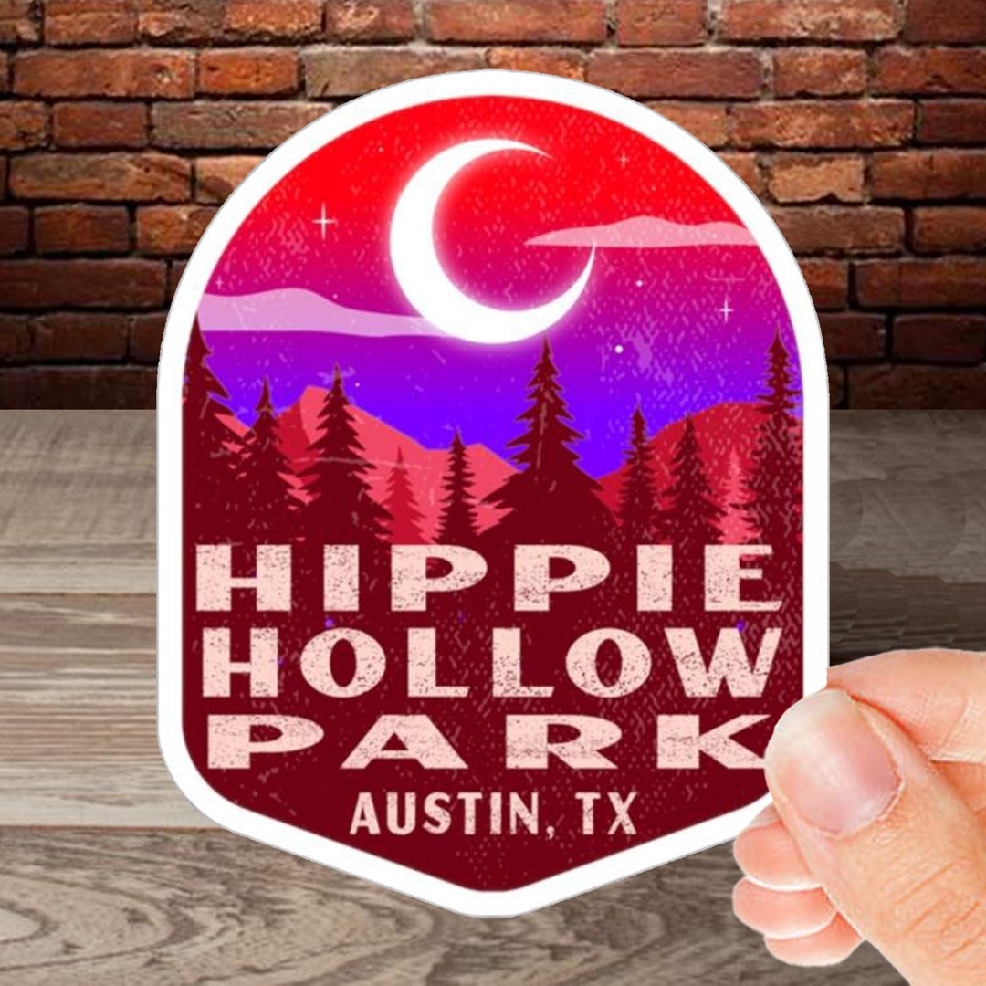 Hippie Hollow Park Austin Texas Sticker Decal - Etsy