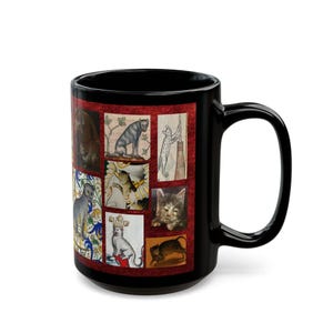 Medieval Cats Mug, Medieval Cup, Medieval Tea Cup, Medieval Drinking ...