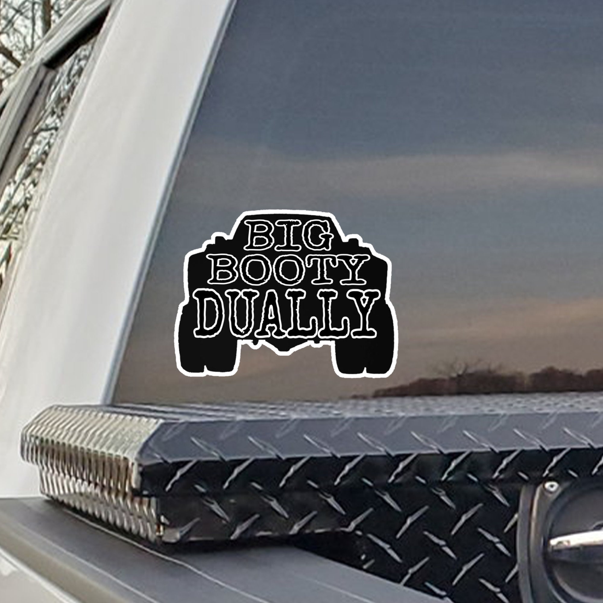 Truck Decal Big Booty Dually Vinyl Sticker - Etsy