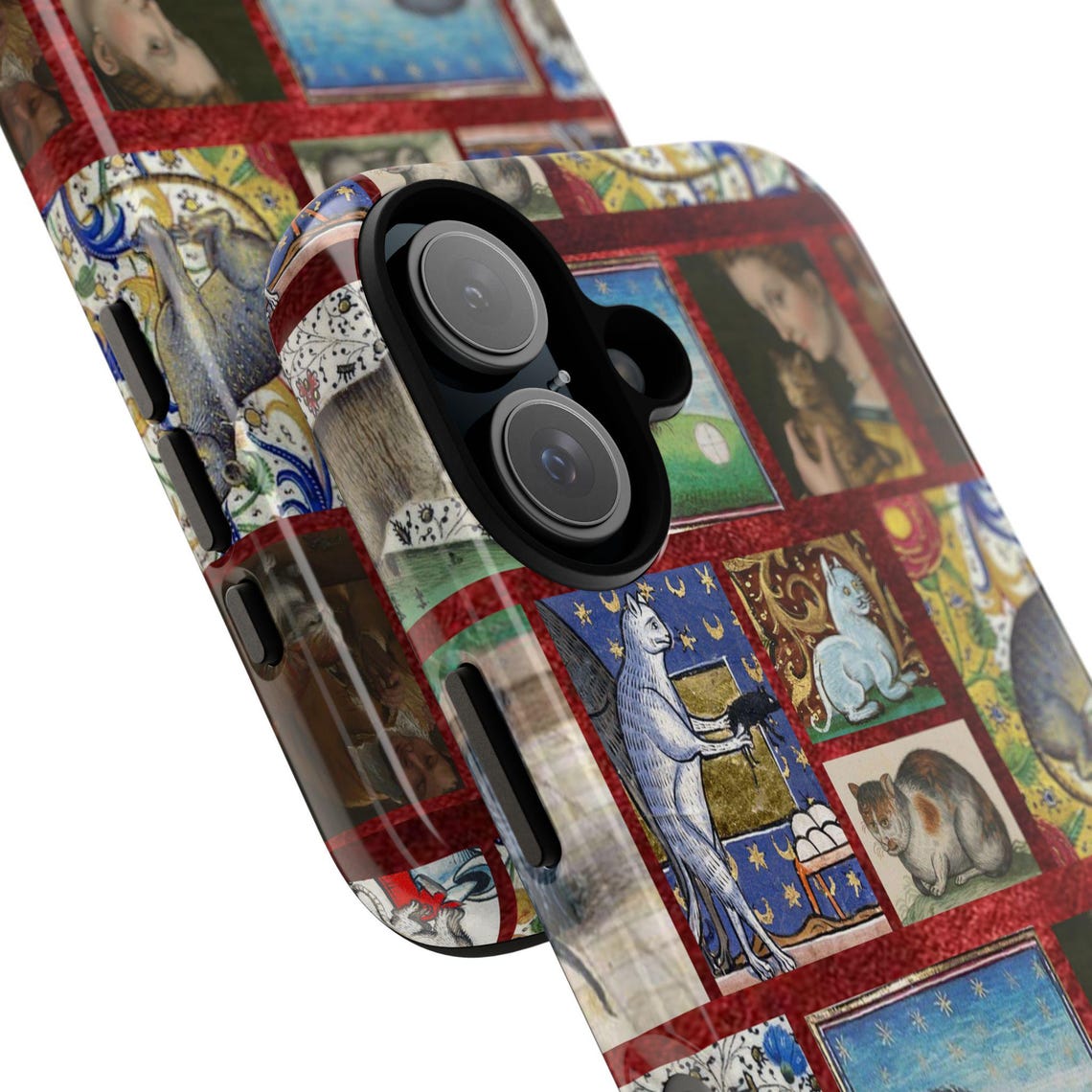 Medieval Cats Renaissance Phone Tough Cases, Medieval Art Phone Case ...
