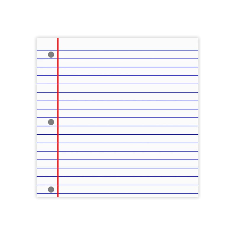Mini Sticky Notes, Mini Lined Paper Sticky Notes, Size 4x4, 50 Sheets ...