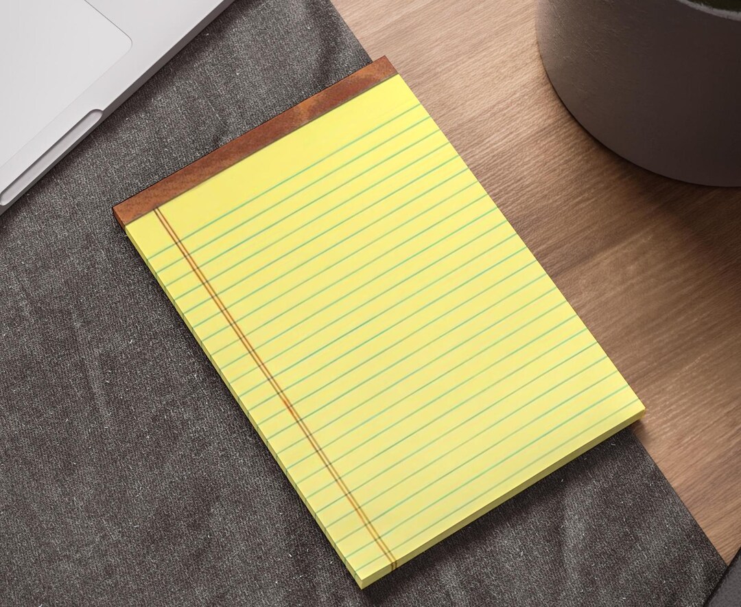 Miniature Yellow Legal Notepad, Post-it® Note Pads, 4x6, 50 Sheets - Etsy