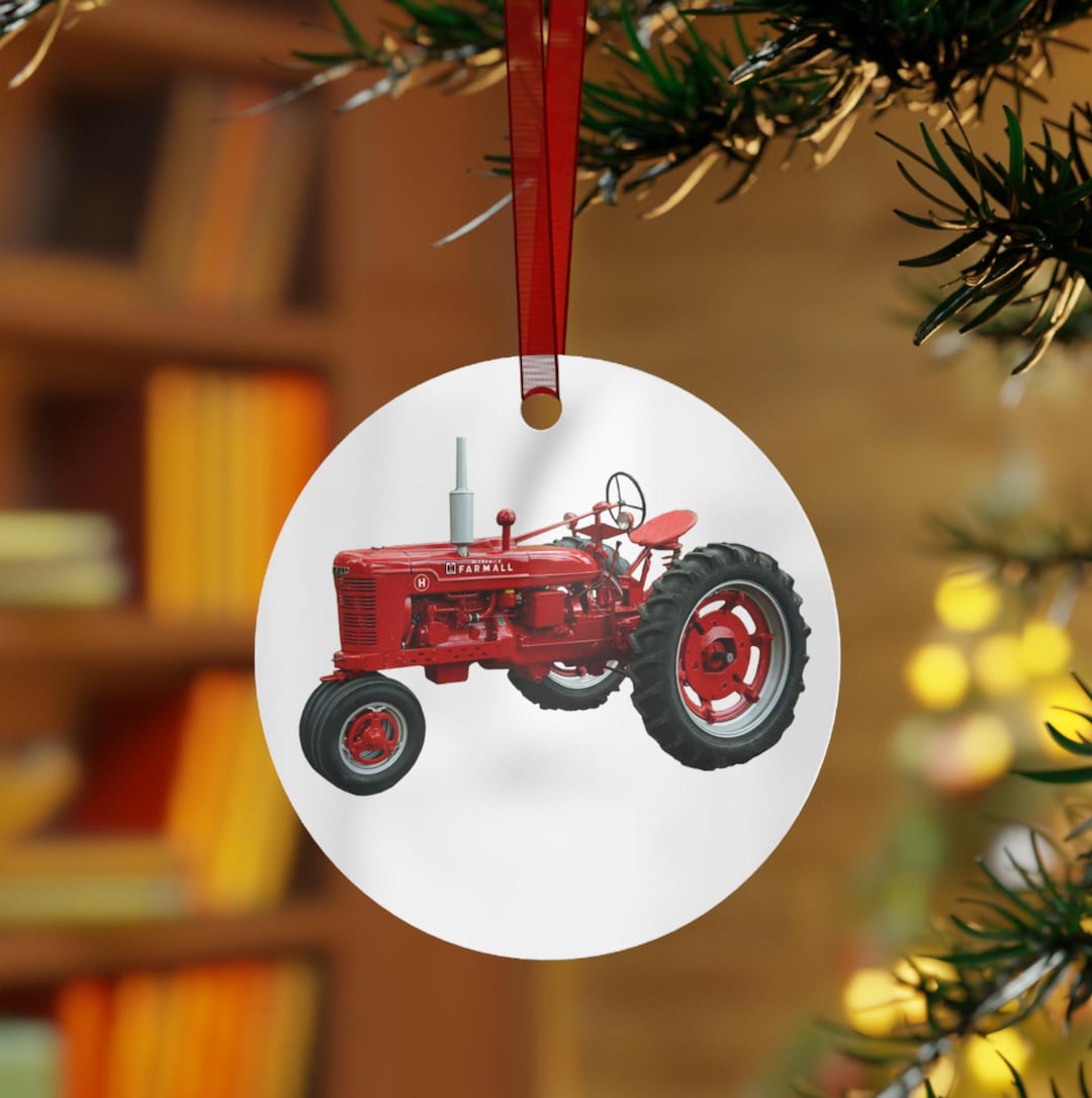 Tractor Christmas Ornament, Farmer Ornament, Farmer Gift - Etsy