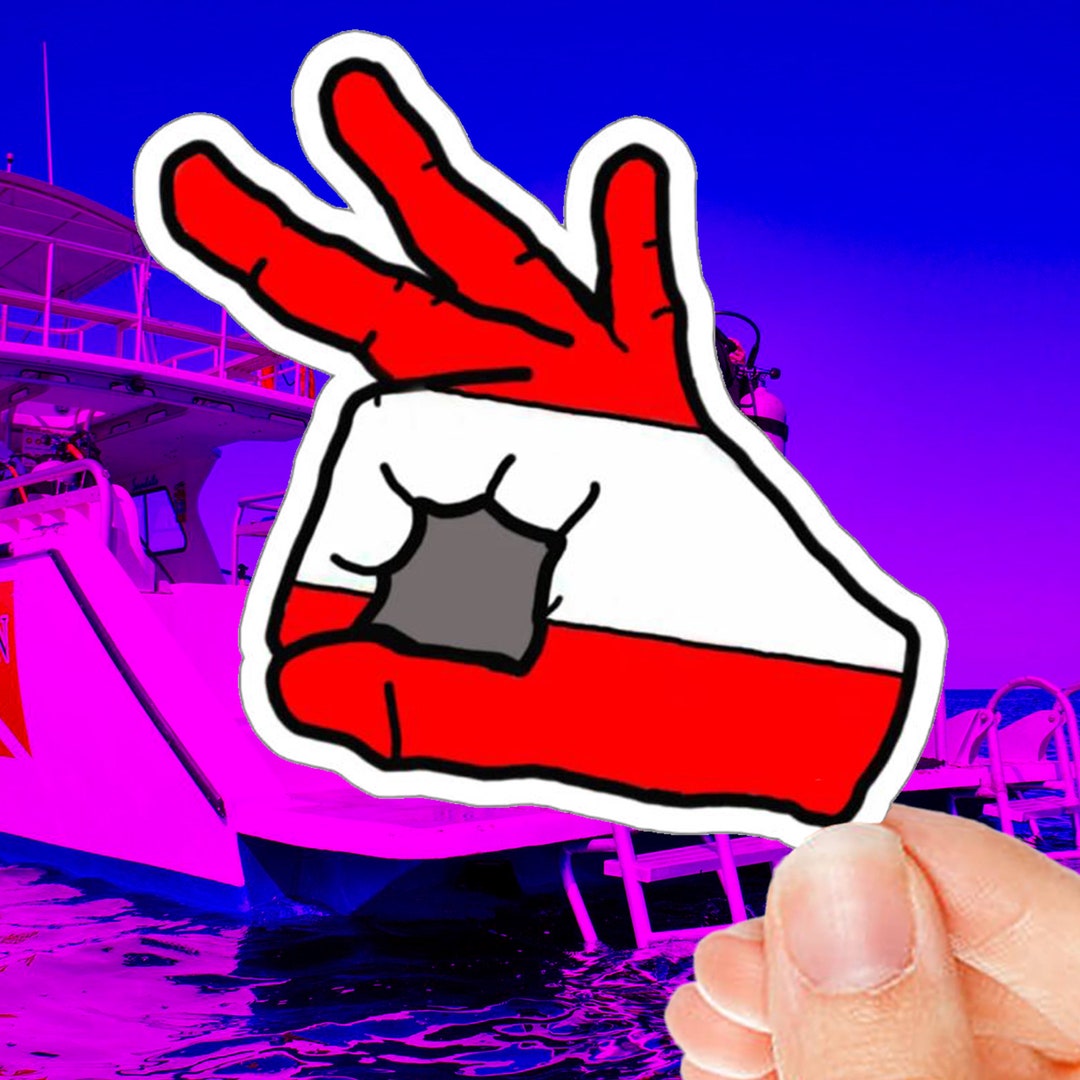 Scuba Diver Ok Sign, Scuba Diver Down Sign, Ok Sign Sticker, Ok Symbol ...