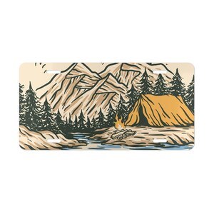 Mountains Vanity Plate, Outdoor Adventure, Mountain View, Nature ...