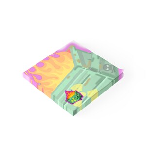 Cute Dumpster Fire Sticky Notes, Dumpster Sticky Note, Silly Sticky ...