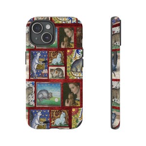Medieval Cats Renaissance Phone Tough Cases, Medieval Art Phone Case ...
