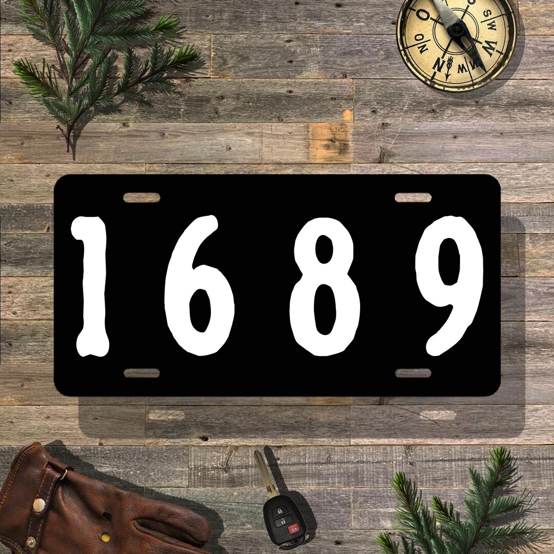 1689 Reformation Vanity License Plate - Etsy