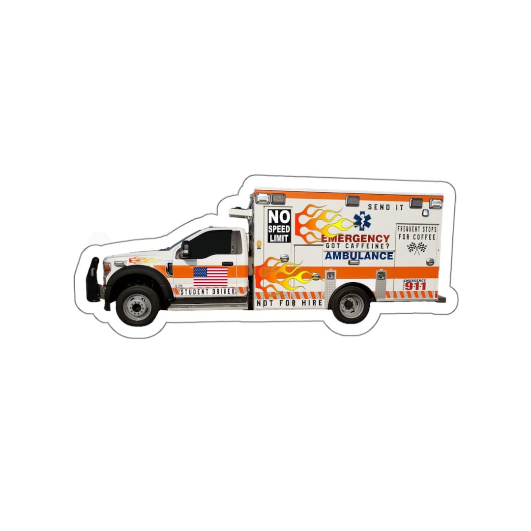 Paramedic Humor Ambulance Sticker Ems Humor Paramedic Sticker Emt ...