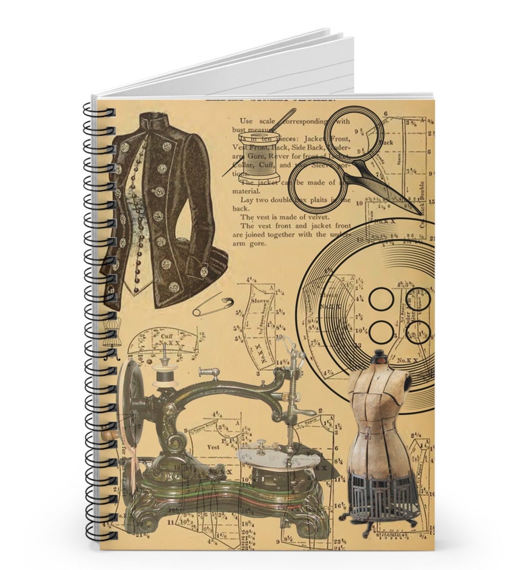 Seamstress Notebook | Sewing Notebook | Quilting Notebook | Tailors ...