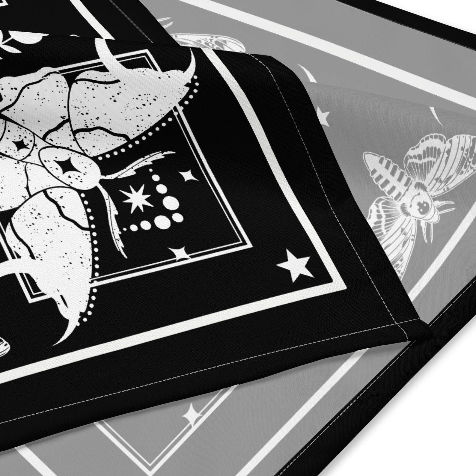 Moth Bandana, Phlox, Moon Bandana, Creature of the Night, Mystical Moth ...