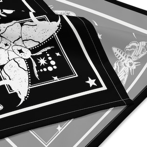 Moth Bandana, Phlox, Moon Bandana, Creature of the Night, Mystical Moth ...