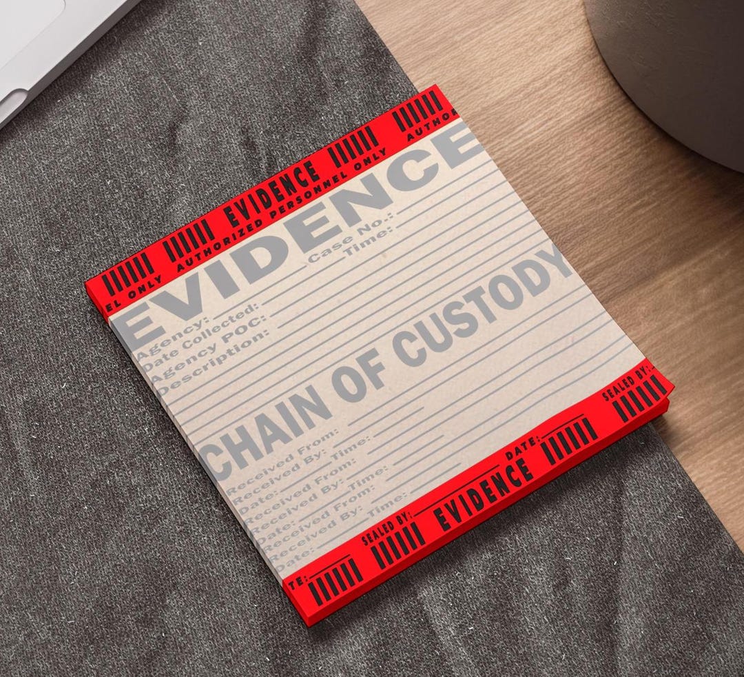 True Crime Evidence Bag Sticky Notes, True Crime Gift, Muderino Gift - Etsy
