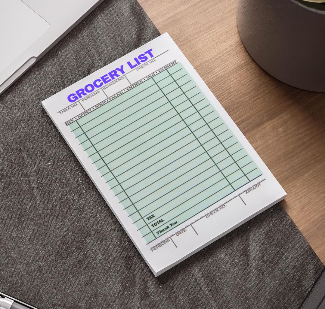 Grocery List Sticky Notes, to Do List Sticky Notes - Etsy