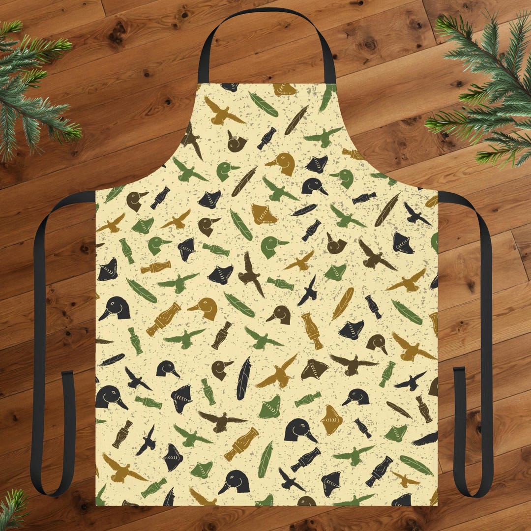Duck Hunter Apron, Gift for Duck Hunter, Outdoorsman Gift, Dad Duck ...