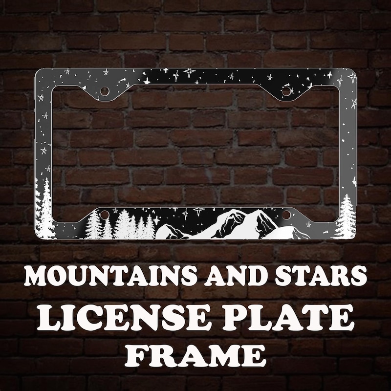 License Plate Frame - Etsy