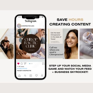 Chiropractor Instagram Posts | Chiropractor Digital Marketing | Social ...