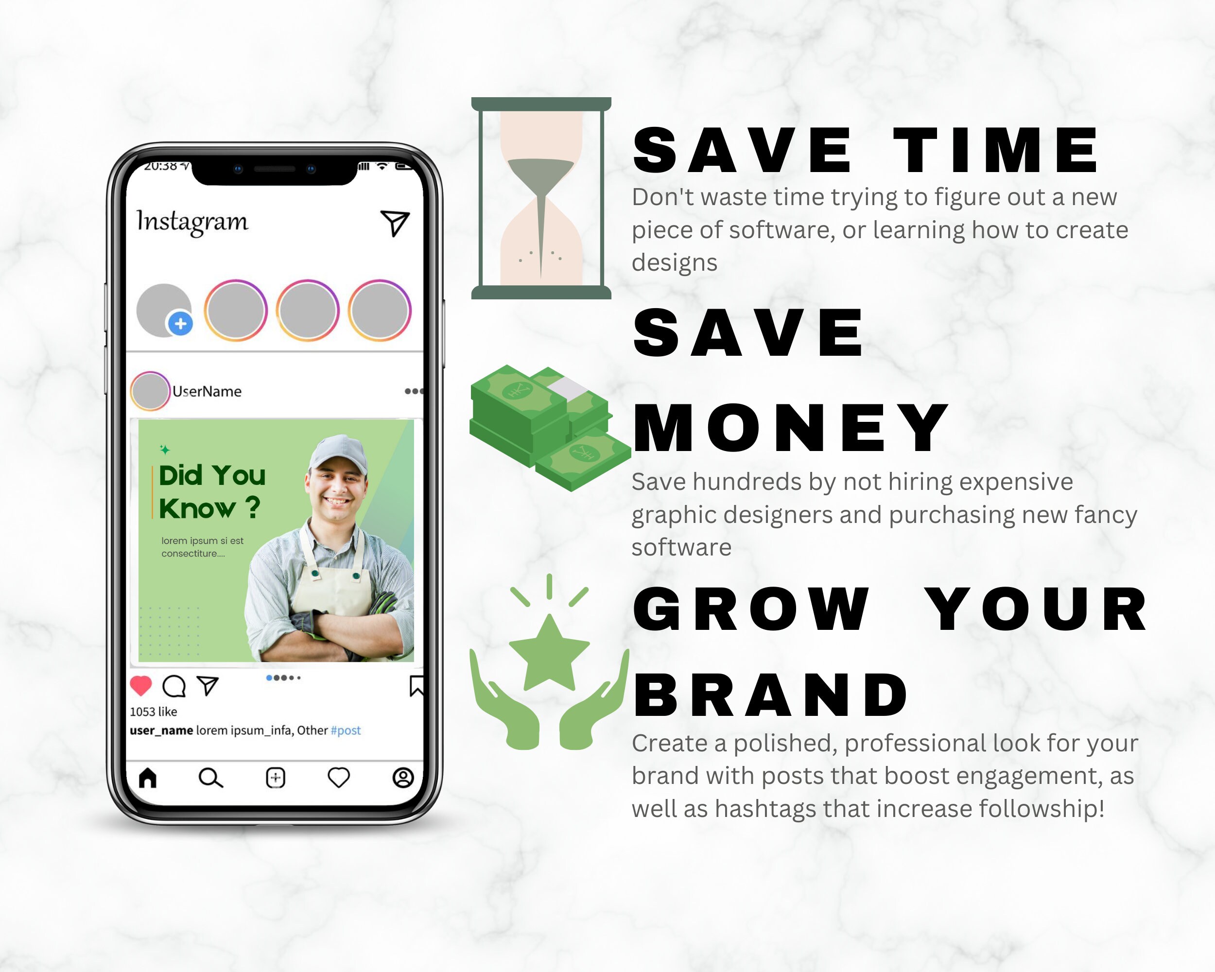 15 Lawn Care Business Social Media TEMPLATE BUNDLE Landscaping ...