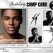 Male Model COMP CARD Template, Modeling Photocard, Zed Card for Models ...