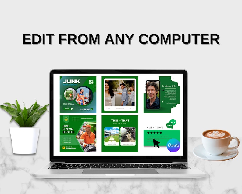 200+ Junk Removal Business Social Media Templates | Junk Removal | Junk ...
