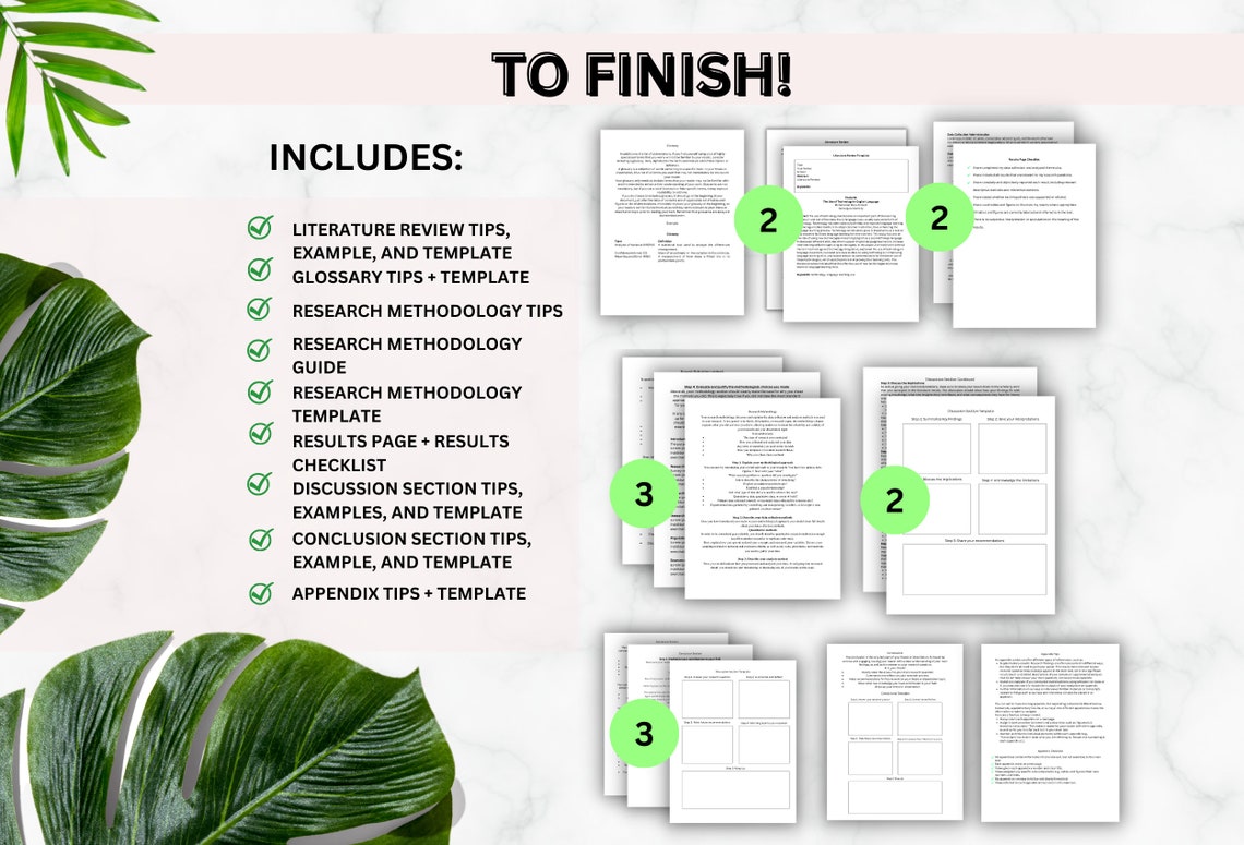 The Dissertation Planner Printable and Template Dissertation - Etsy