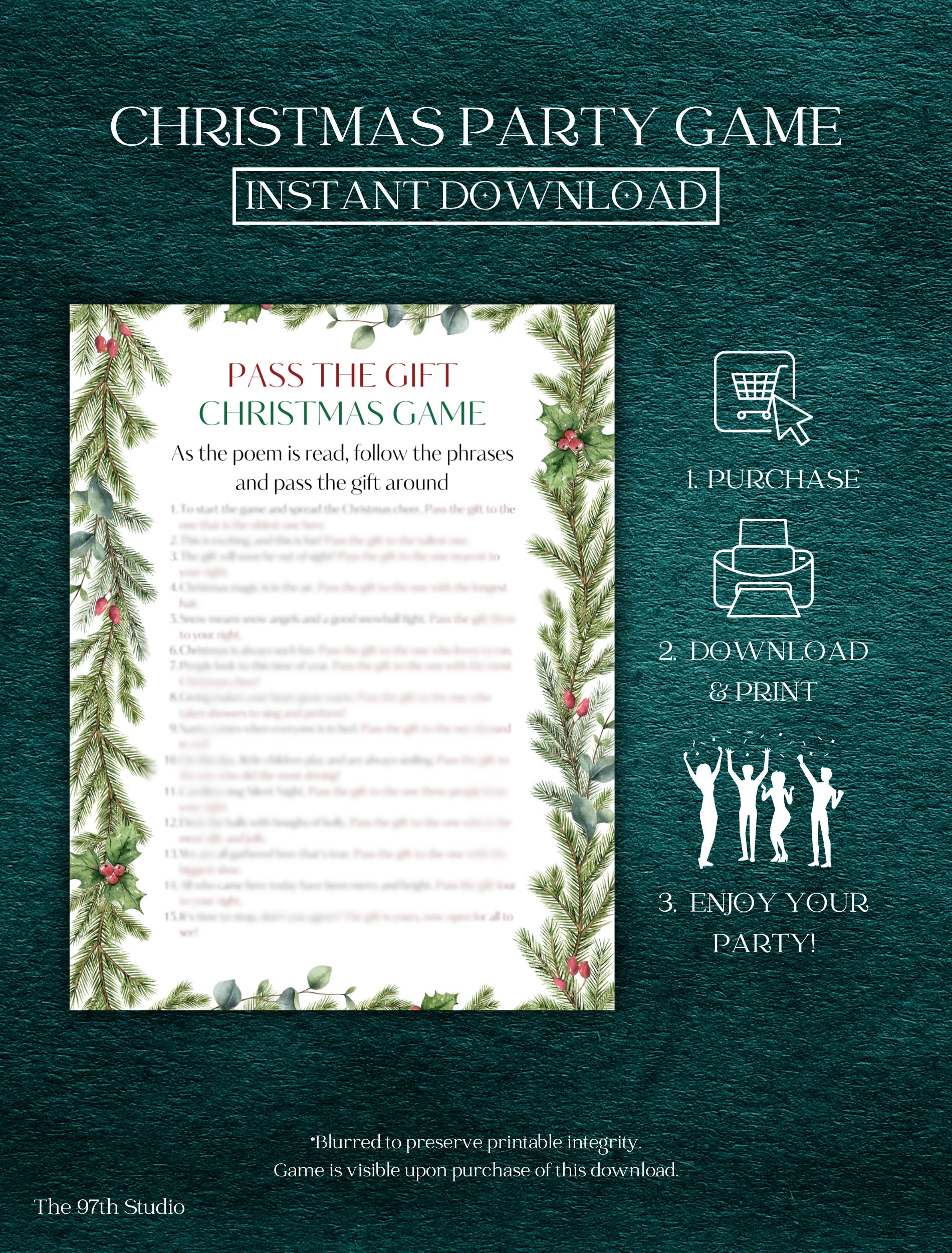 Christmas Pass the Gift Game | Office Christmas Party Game | Christmas ...
