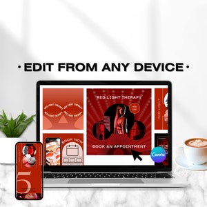 Red Light Therapy Instagram Posts | Facial | Digital Marketing ...