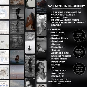 140 Therapist Instagram Templates | Mental Health Instagram Templates ...