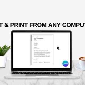 Sophisticated Modern Professional Resignation Letter Template | Notice ...