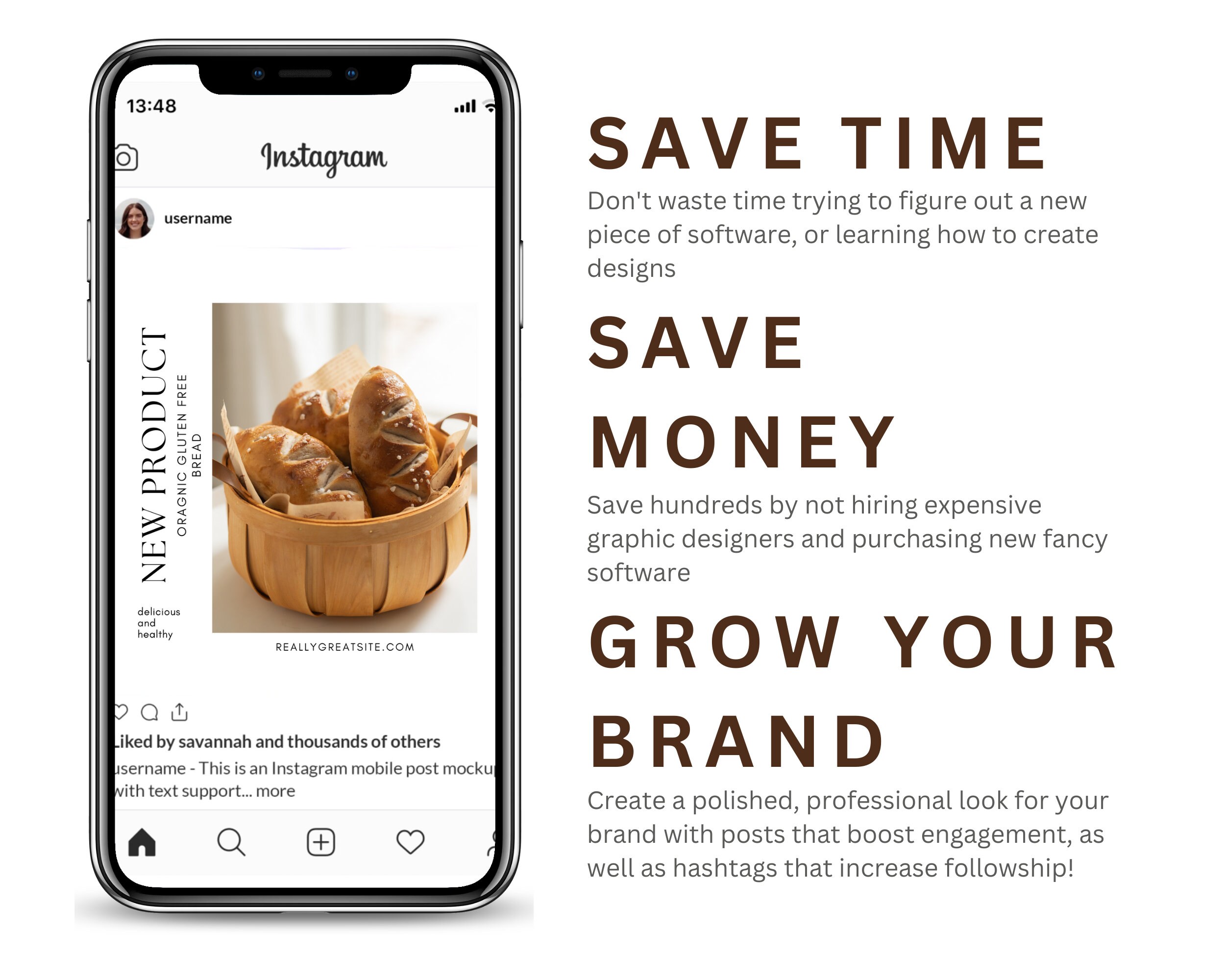 Bakery Instagram Post Templates | Bakery Instagram Template | Cake ...