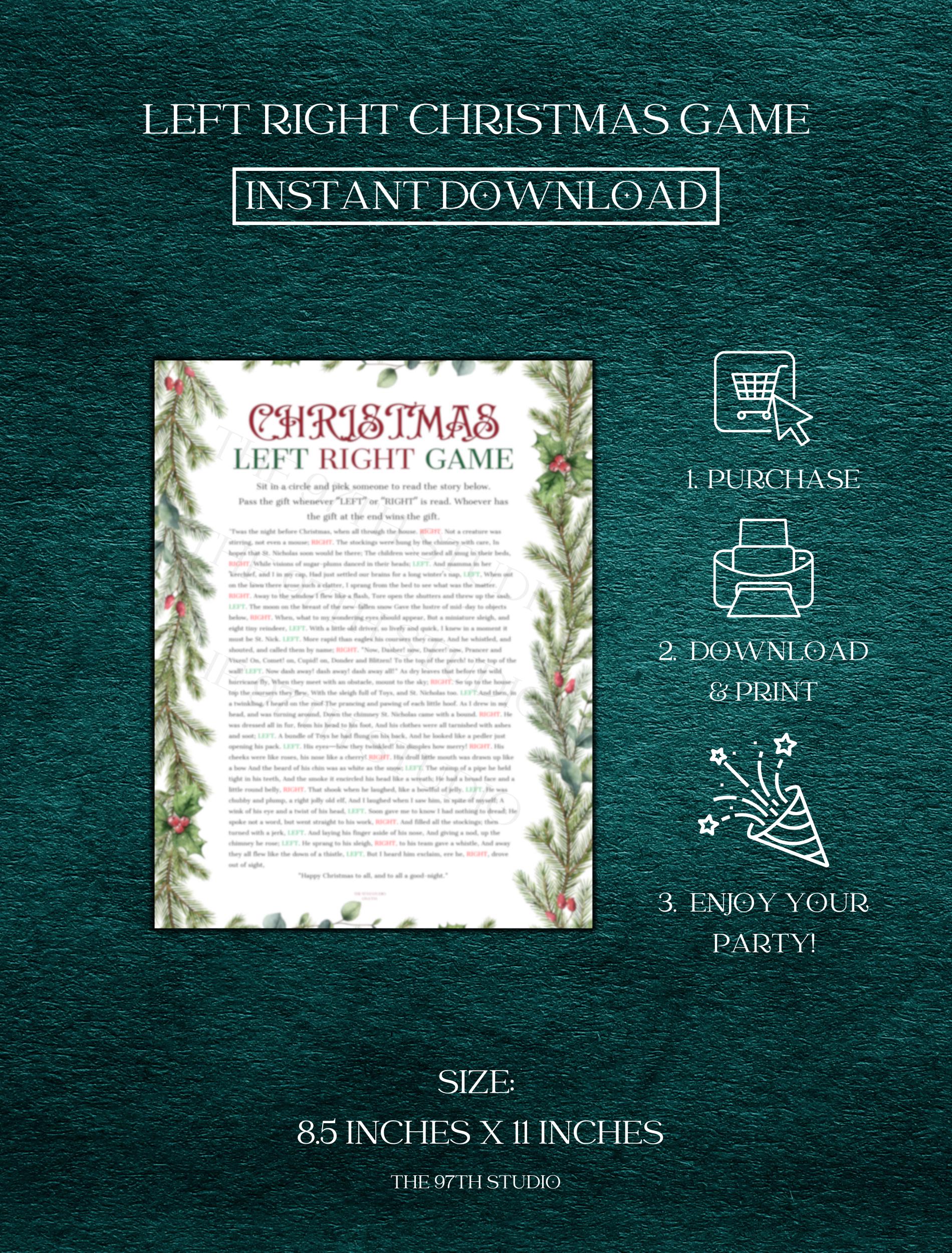 Christmas Pass the Gift Game | Office Christmas Party Game | Christmas ...
