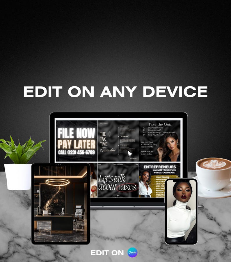110 Tax Preparer Instagram Templates | Tax Flyer | Tax Business IG ...