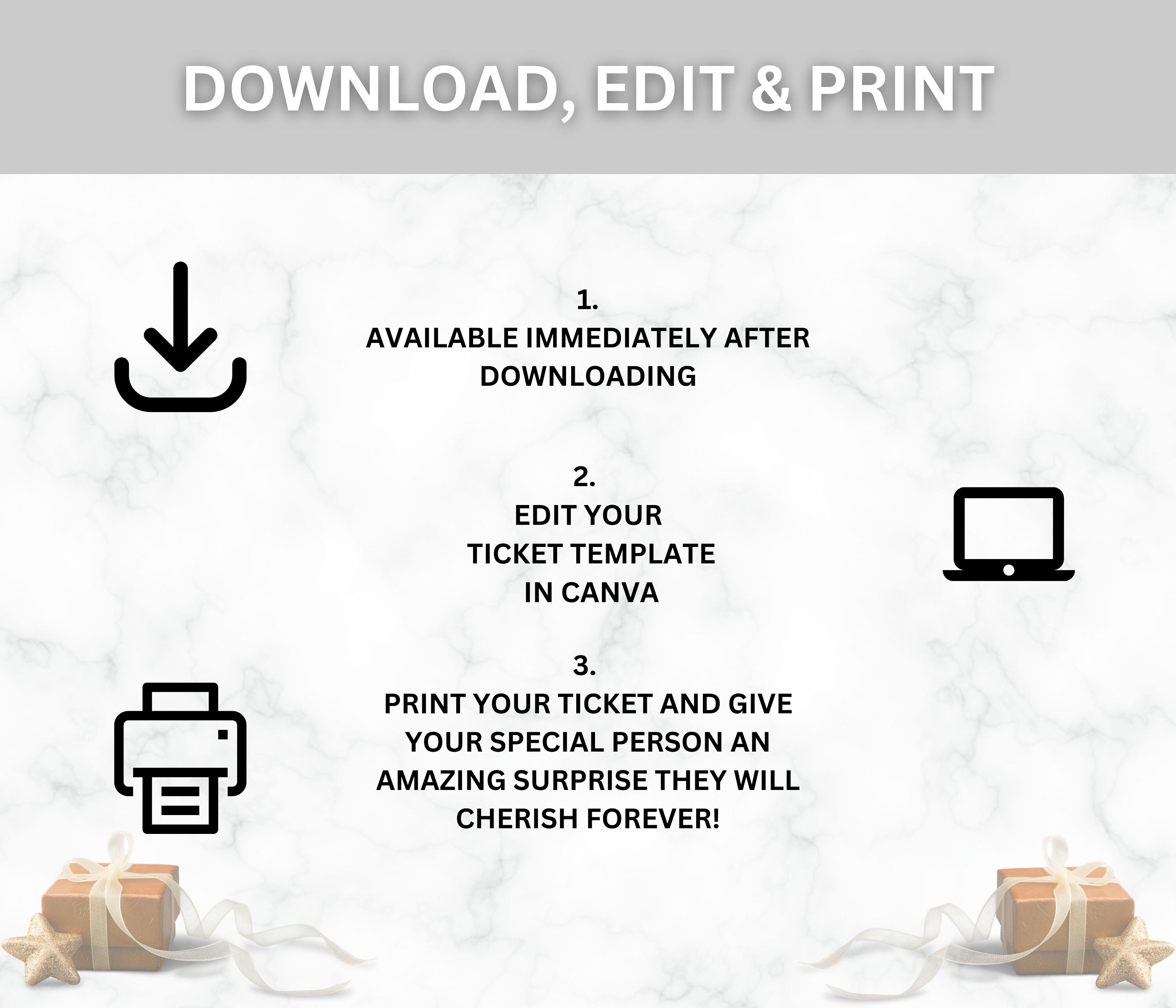 Editable MEXICO Surprise Boarding Ticket Template, Canva Boarding Pass ...