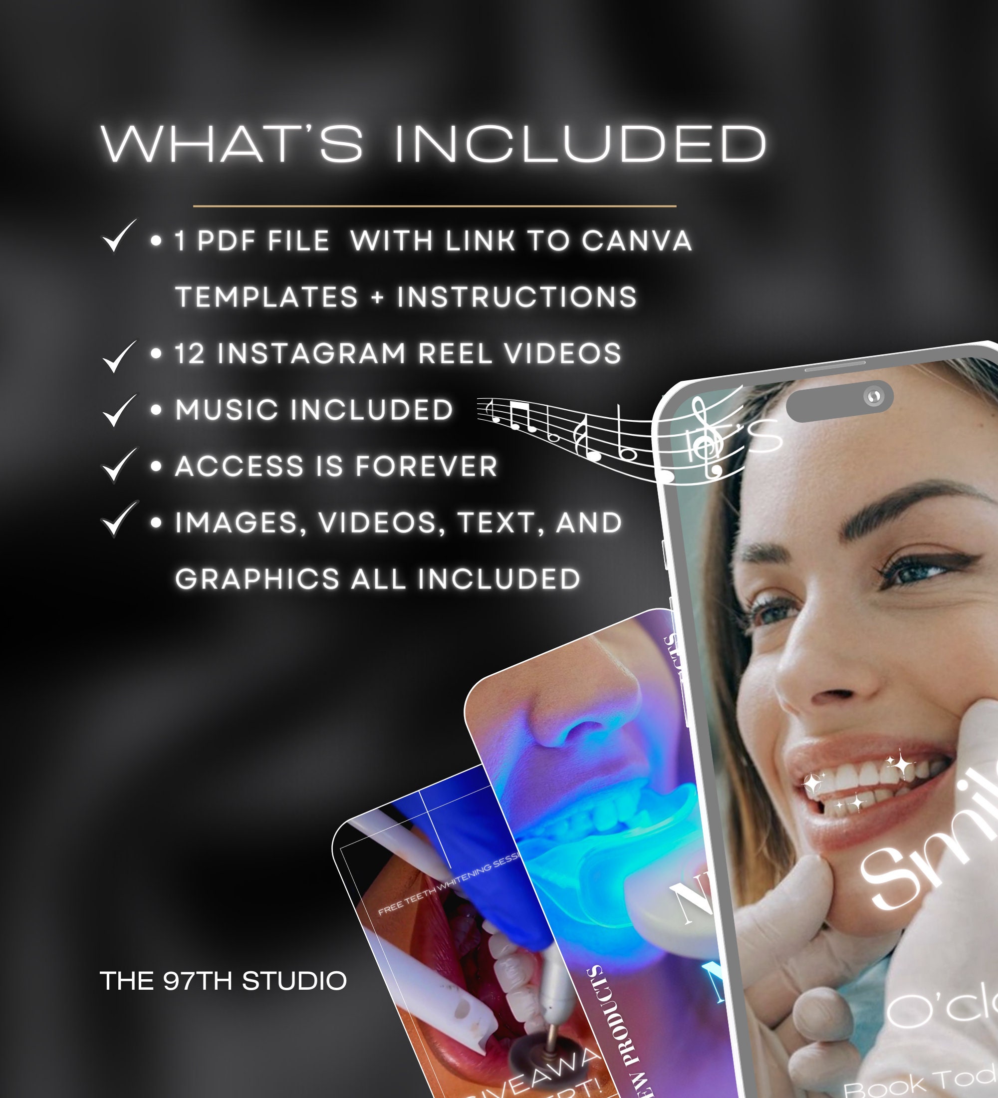 Teeth Whitening Instagram Video Reels | Digital Marketing | Teeth ...