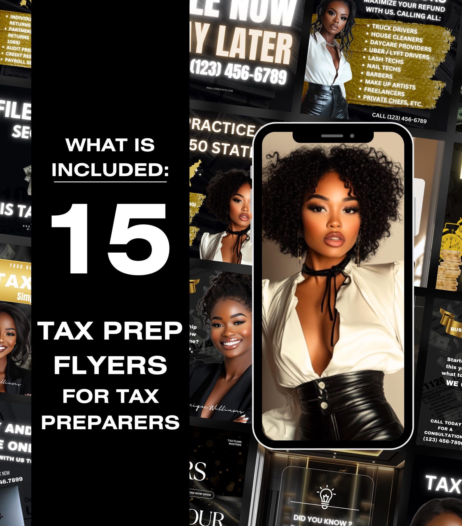 15 TAX FLYERS | Tax Flyer | Tax Business IG Posts | Tax Season ...