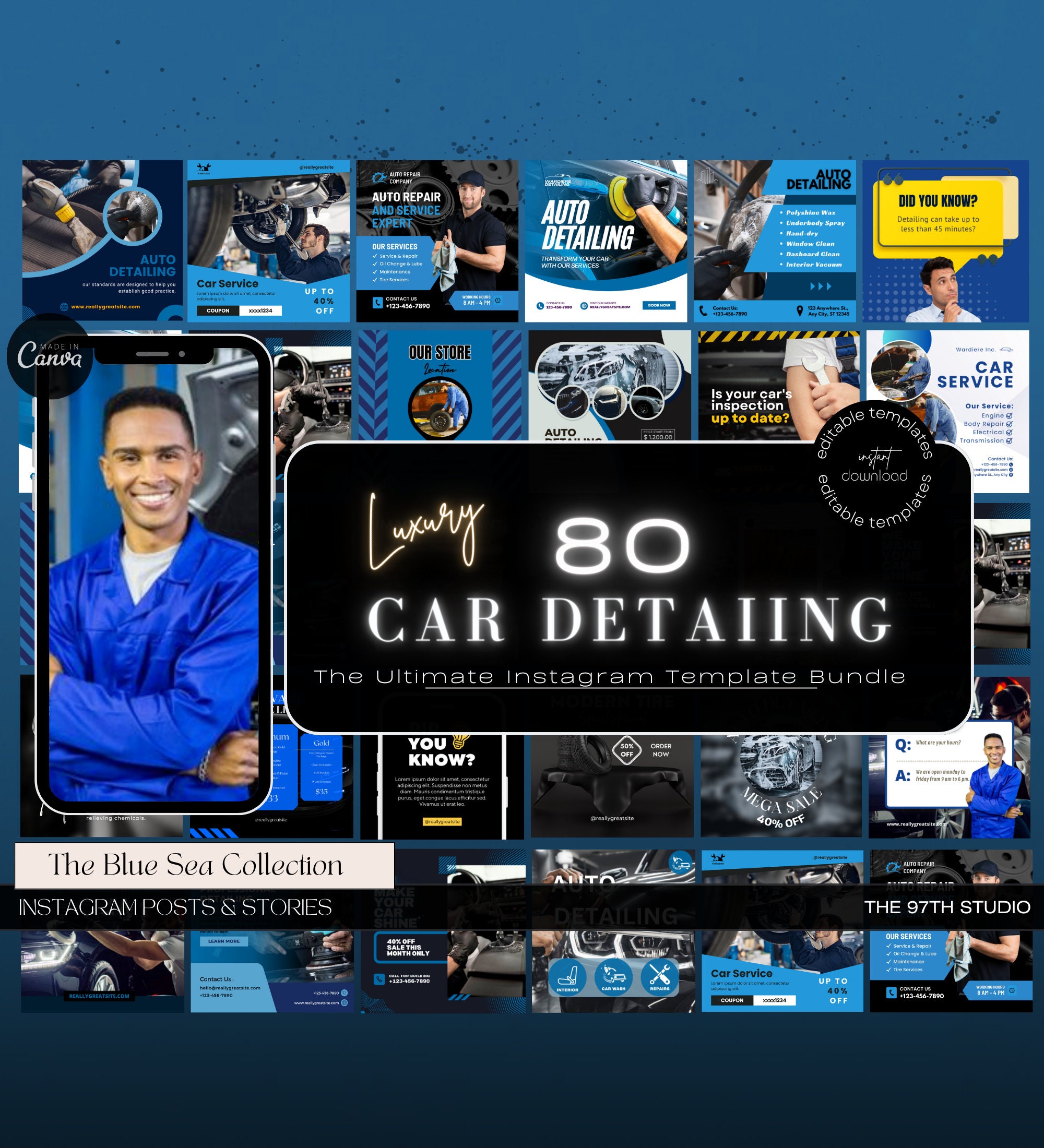 Auto Detailing Marketing Auto Detailing Posts Mechanic Social Media ...