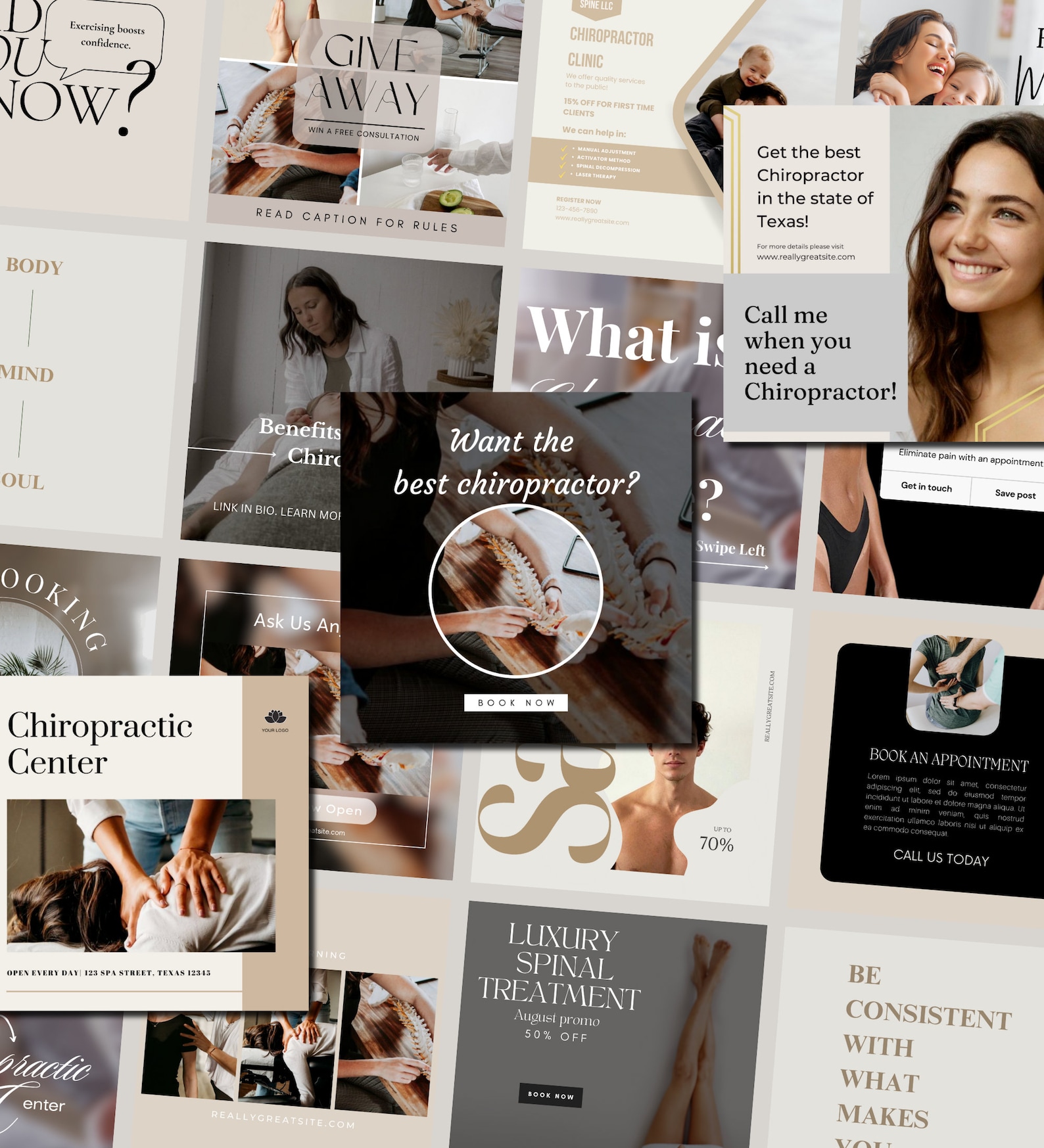 Chiropractor Instagram Posts | Chiropractor Digital Marketing | Social ...