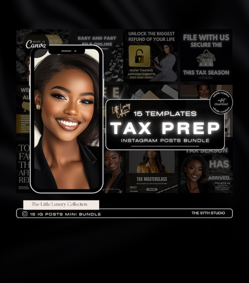15 TAX FLYERS | Tax Flyer | Tax Business IG Posts | Tax Season ...