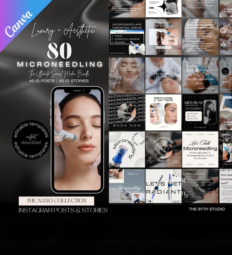 Microneedling Instagram Posts | Esthetician Instagram | Medspa ...